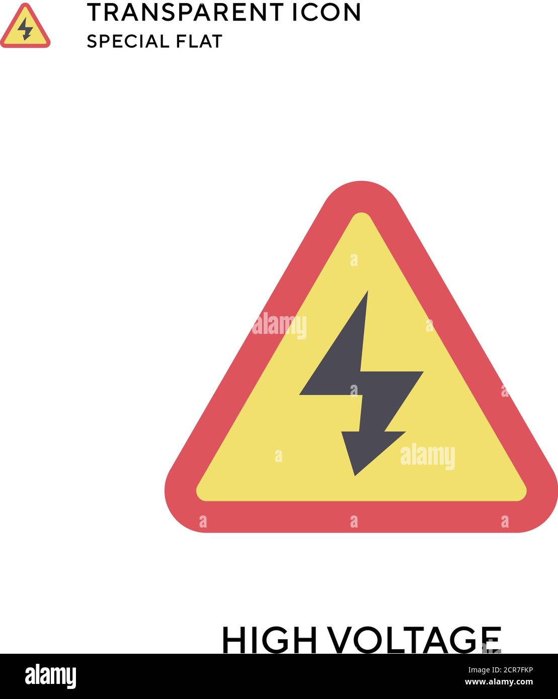 High Voltage Symbol Vector