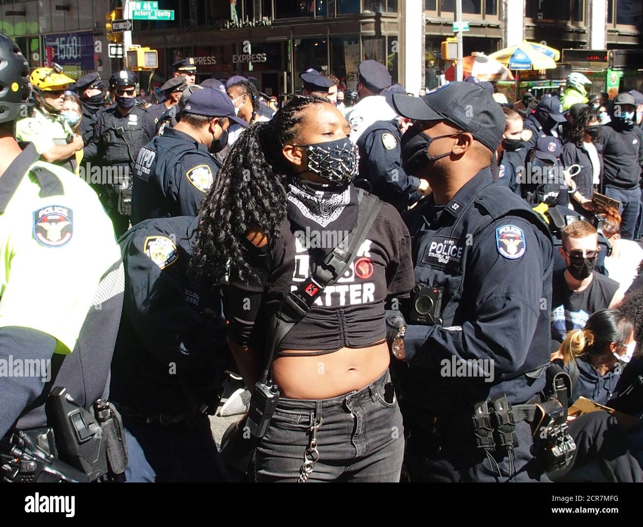 September 19, 2020, New York, New York, USA: Abolish I.C.E. protest at ...