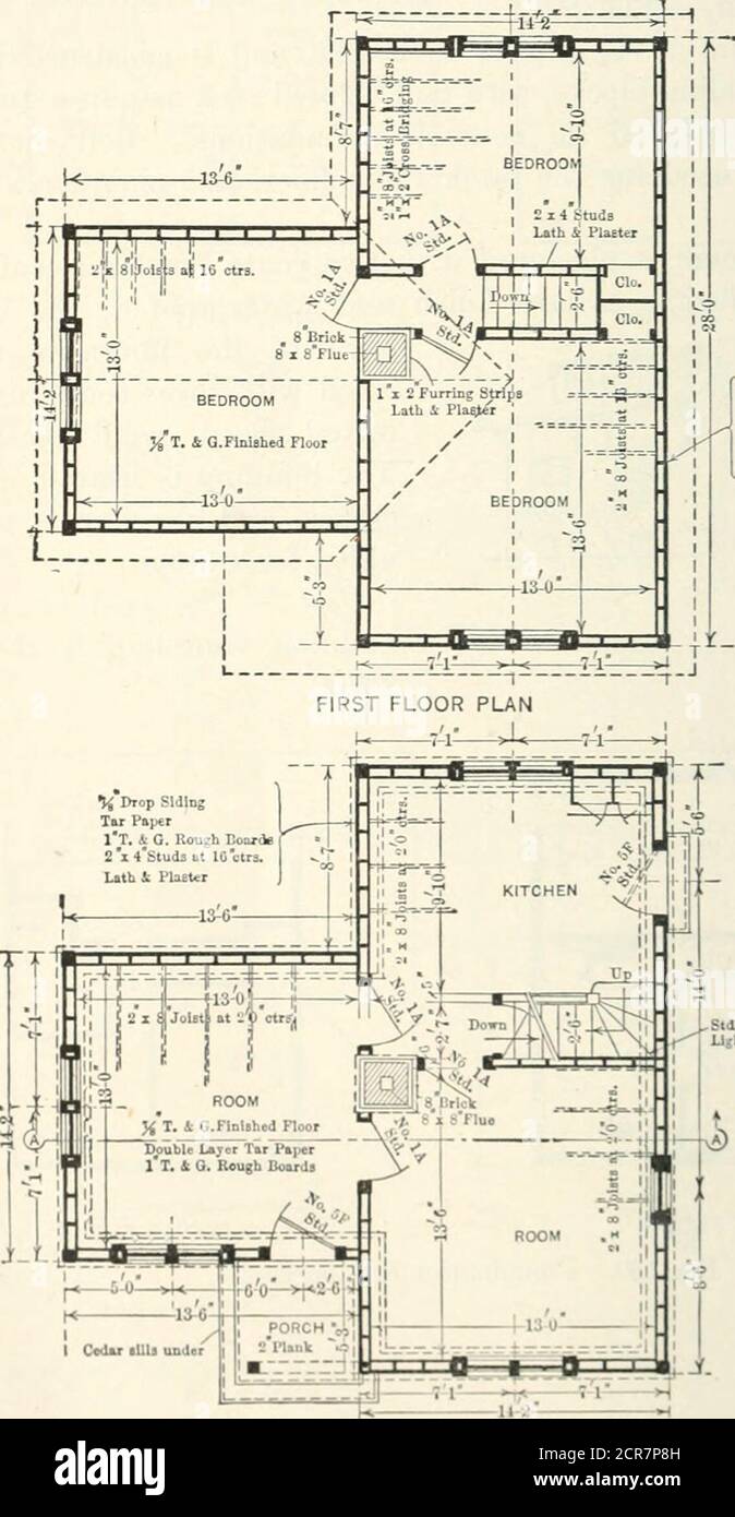 . Railroad structures and estimates . FIRST FLOOR SECOND FLOOR Fig. 169 ...