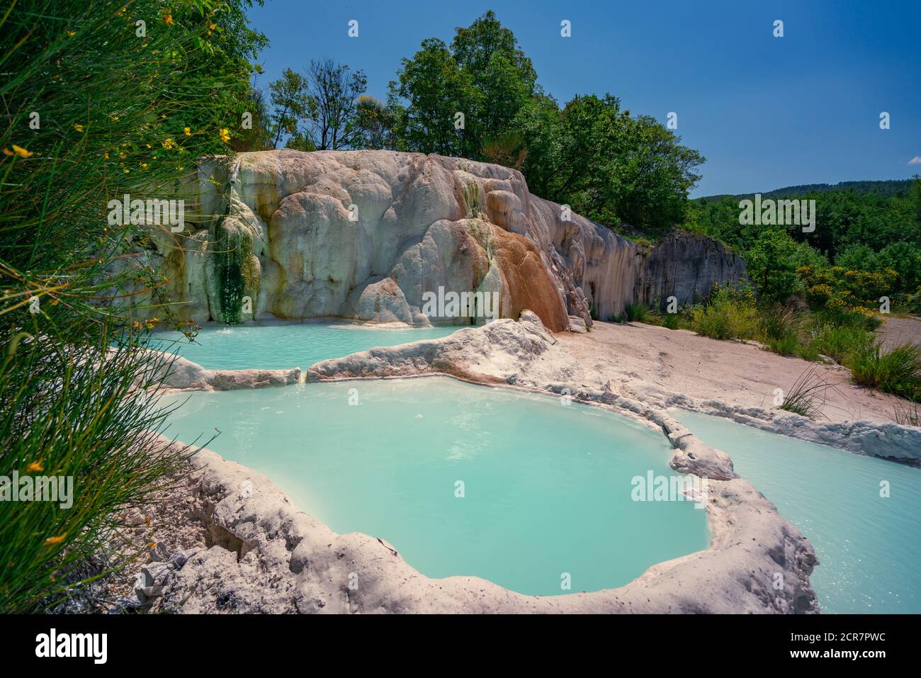 Europe, Italy, Tuscany, Thermal Bath, thermal spring, hotspring, Bagni ...