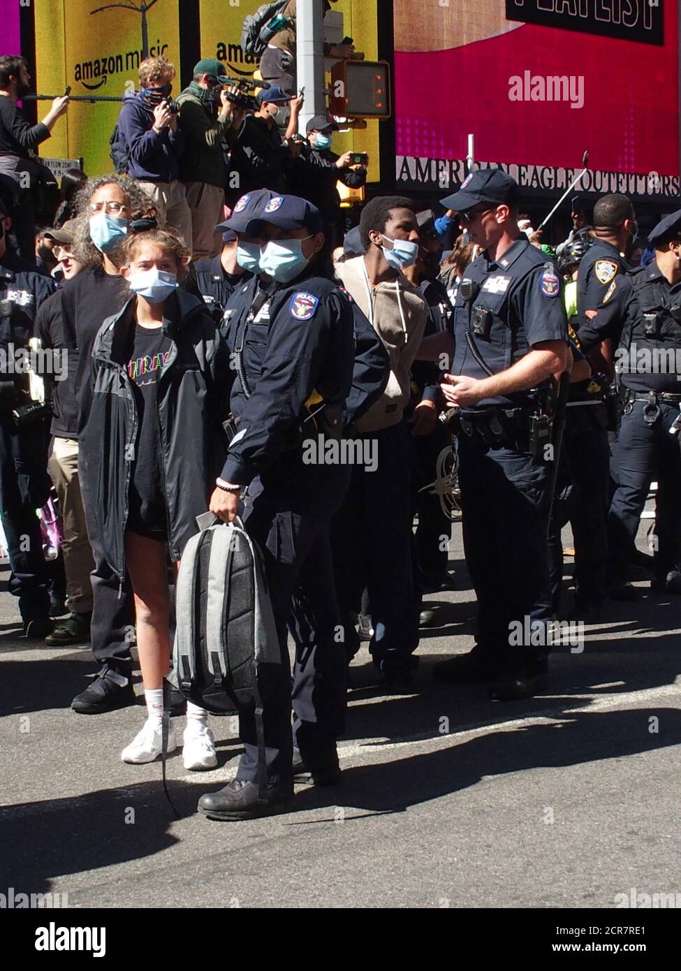 September 19, 2020, New York, New York, USA: Abolish I.C.E. protest at ...