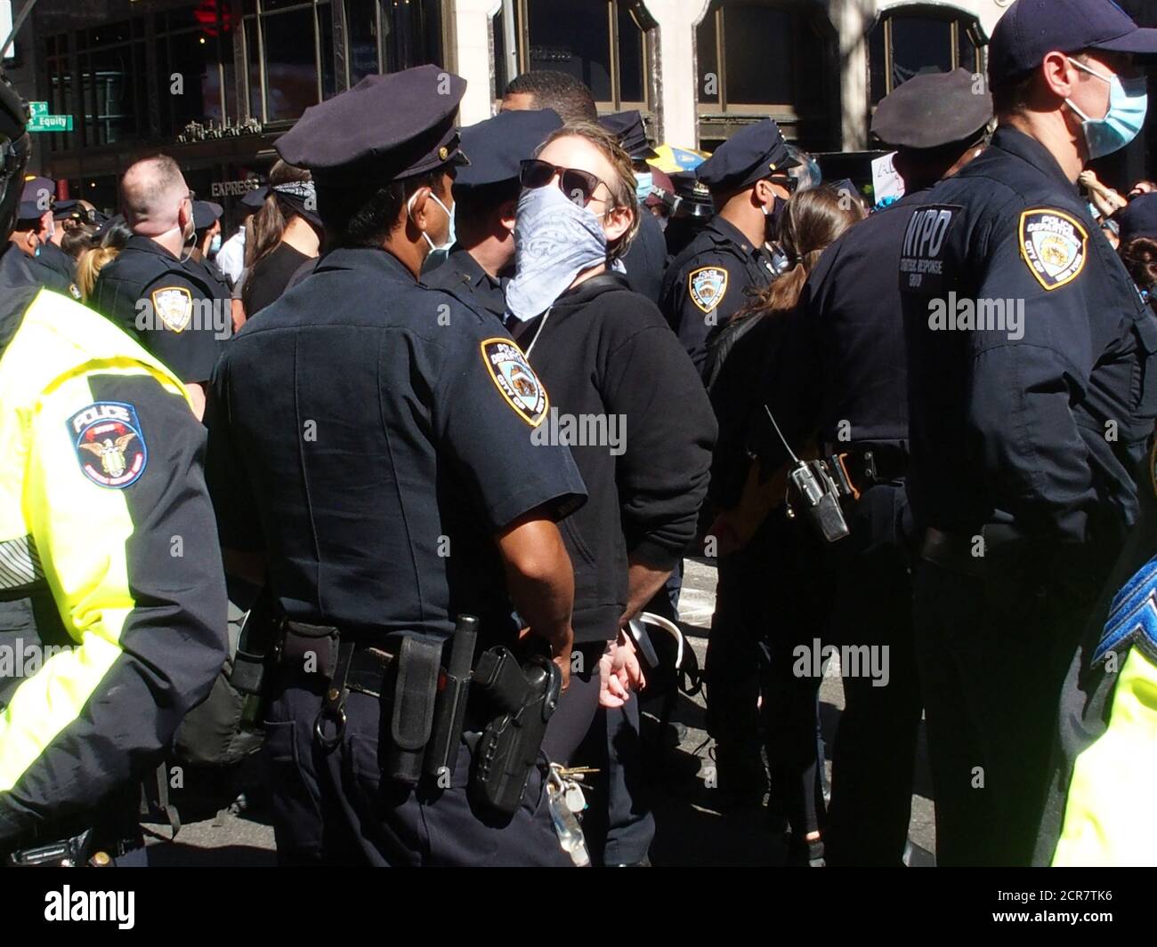 September 19, 2020, New York, New York, USA: Abolish I.C.E. protest at ...