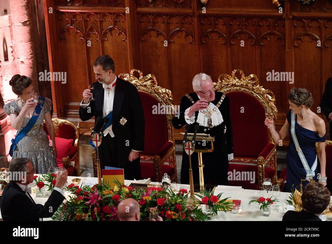 Princess anne state banquet in hi-res stock photography and images - Alamy