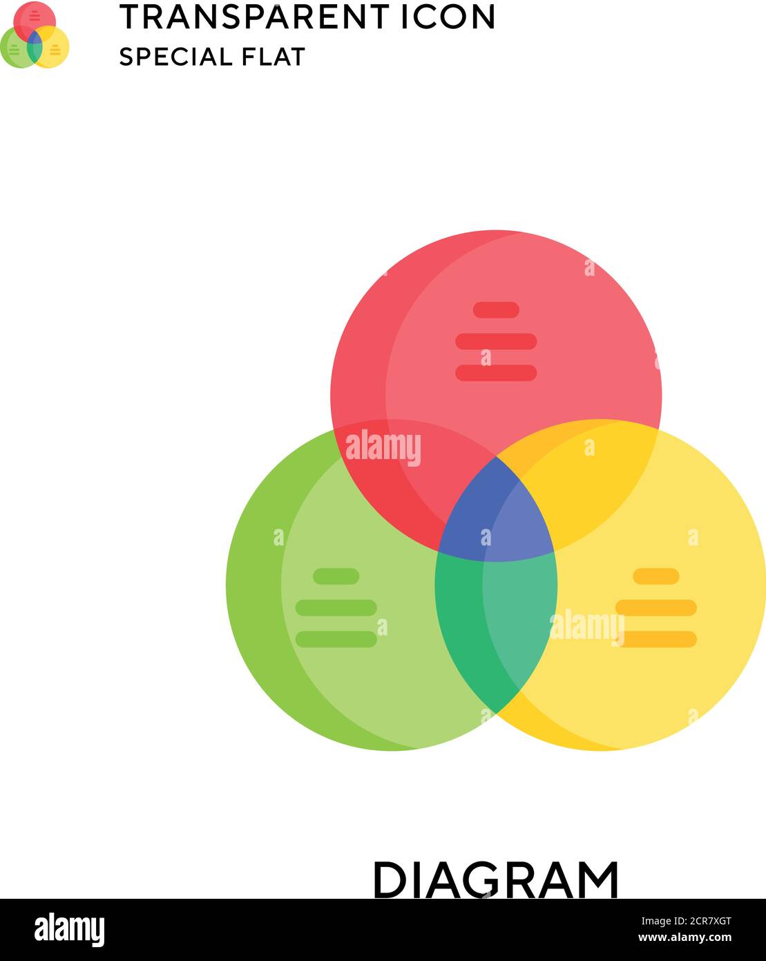 Diagram vector icon. Flat style illustration. EPS 10 vector Stock ...