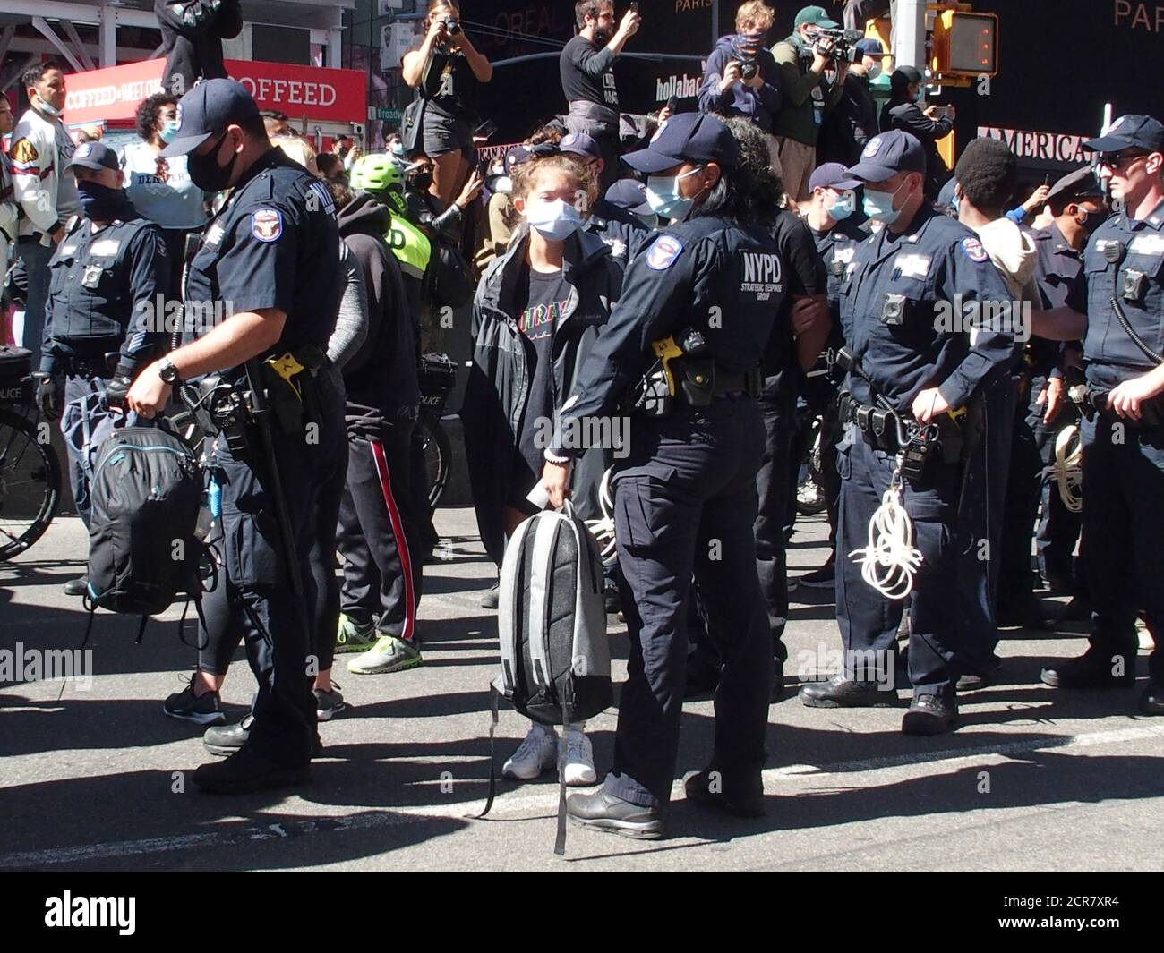 September 19, 2020, New York, New York, USA: Abolish I.C.E. protest at ...