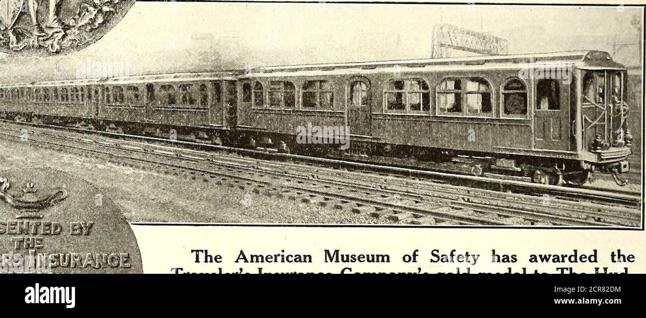 . Electric railway journal . Perfect Safety Hudson & Manhattan Train ...