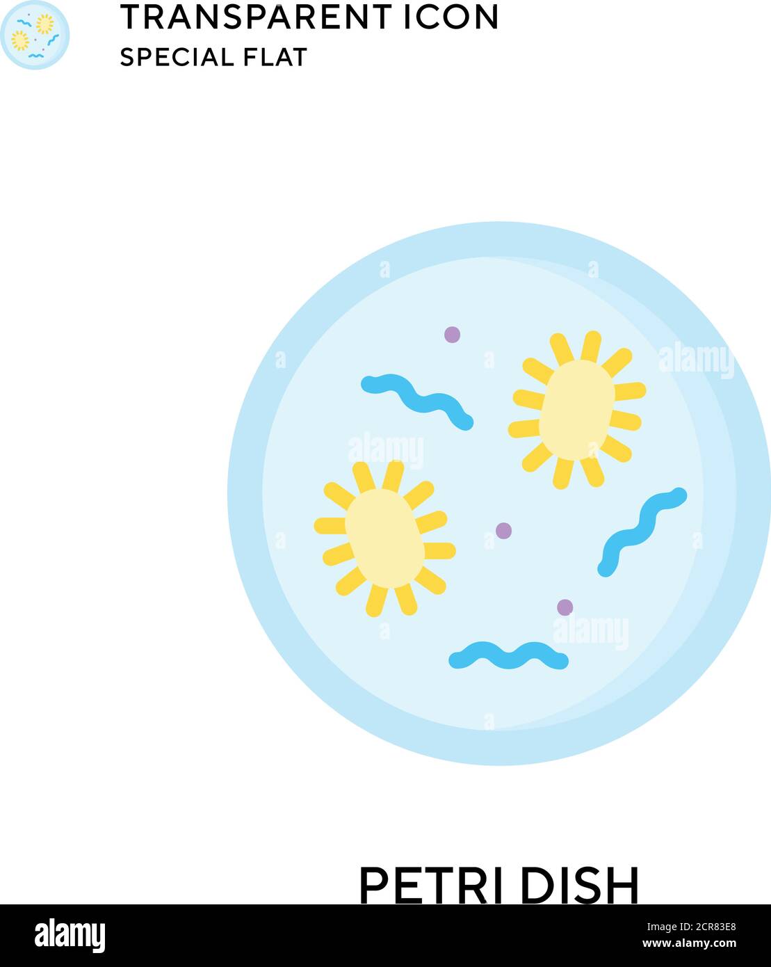 Petri dish bacteria cartoon icon hi-res stock photography and images ...