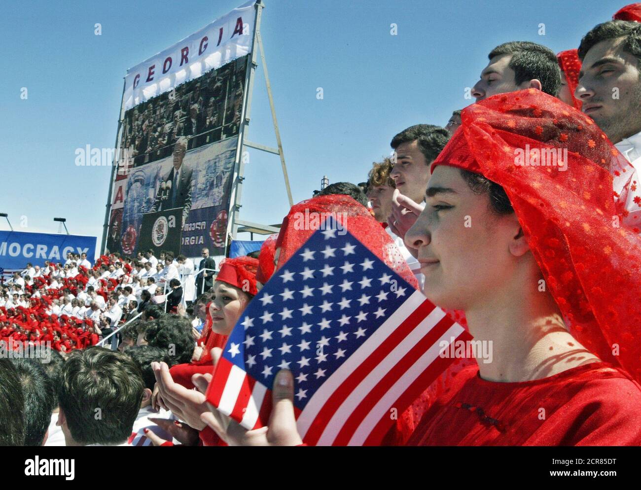 Georgia rose revolution hi-res stock photography and images - Alamy