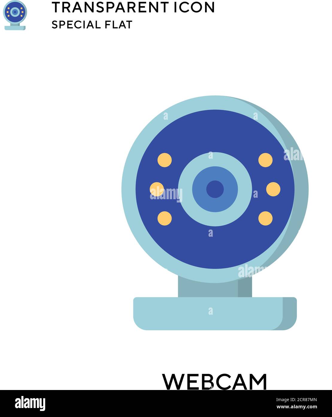 Webcam view video chat woman Cut Out Stock Images & Pictures - Alamy