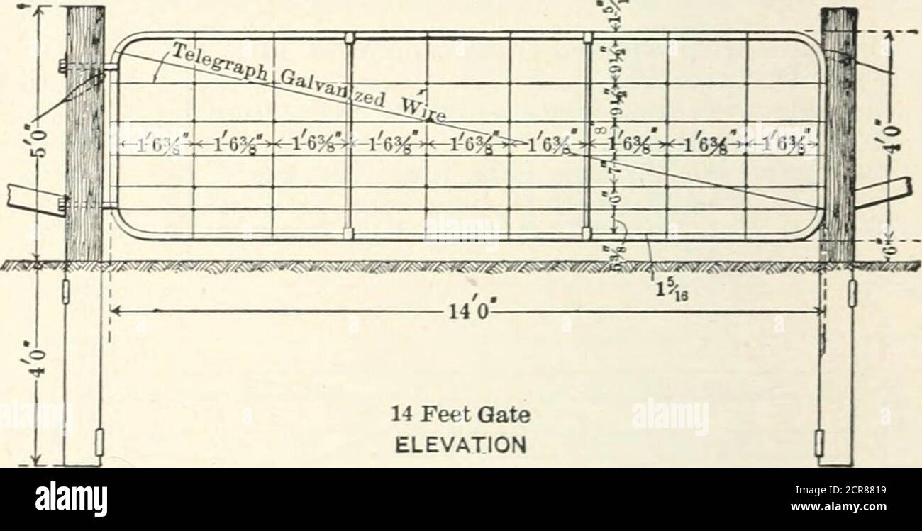Wire and wood gates hi-res stock photography and images - Alamy