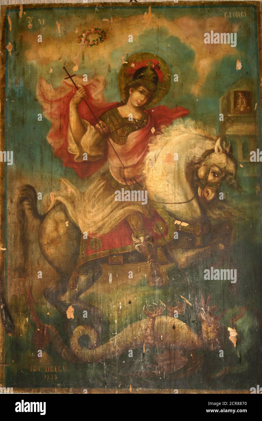 St george orthodox icon hi-res stock photography and images - Alamy