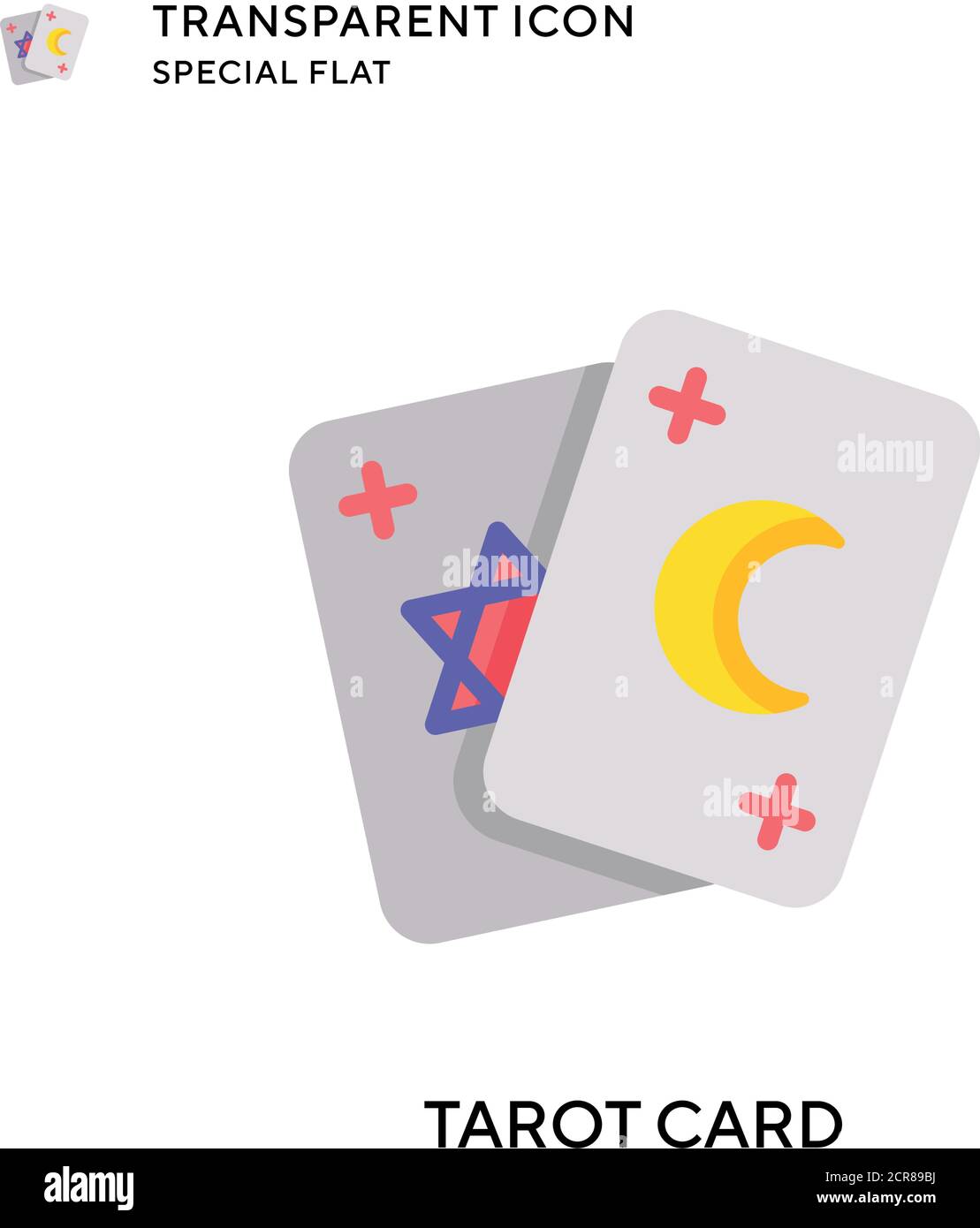 Tarot cards astrology icon Cut Out Stock Images & Pictures - Alamy