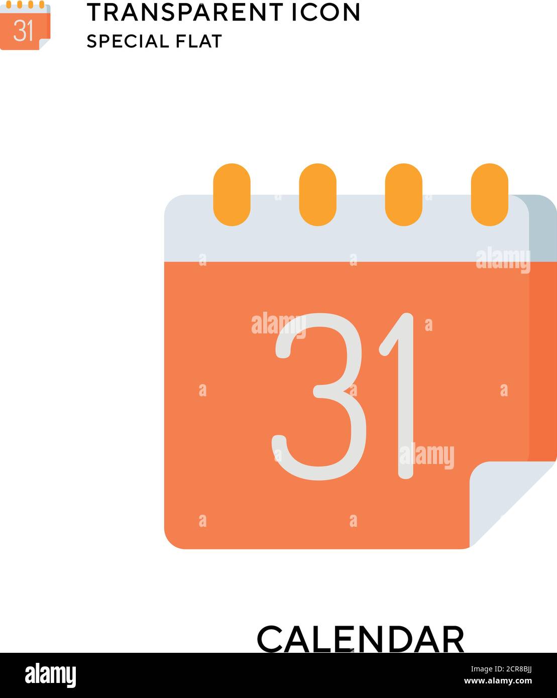 Calendar vector icon. Flat style illustration. EPS 10 vector Stock ...