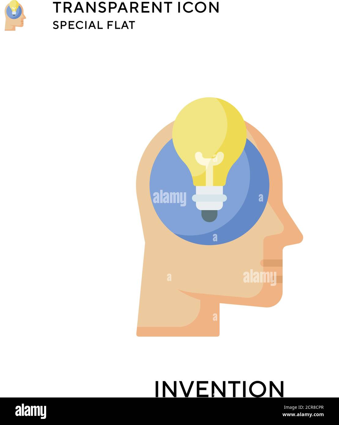 Invention vector icon. Flat style illustration. EPS 10 vector Stock ...