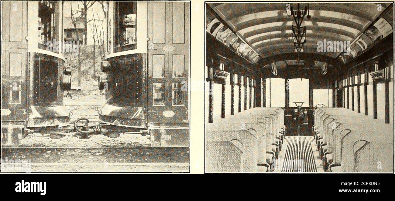 . Electric railway journal . BINGHAMTON INTERURBAN CARS COUPLED ...