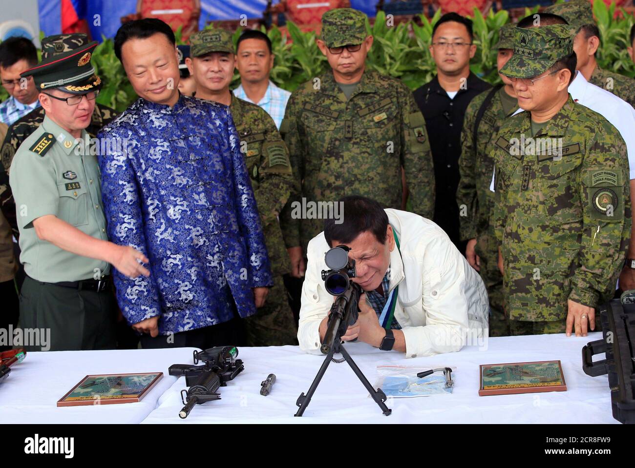 President duterte sniper rifle hi-res stock photography and images - Alamy