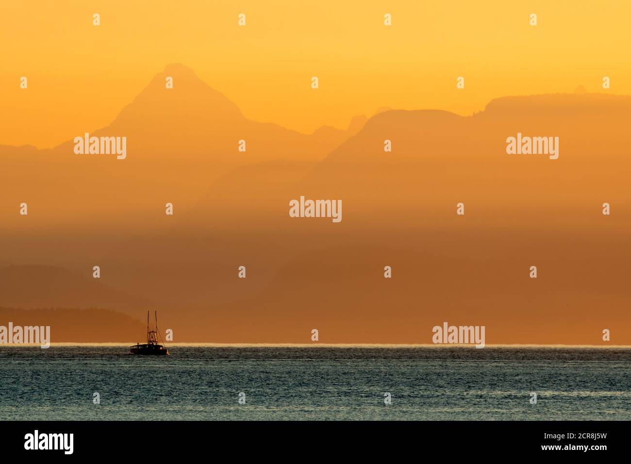 Sunrise over the Coast Mountains in British Colombia - great for ...