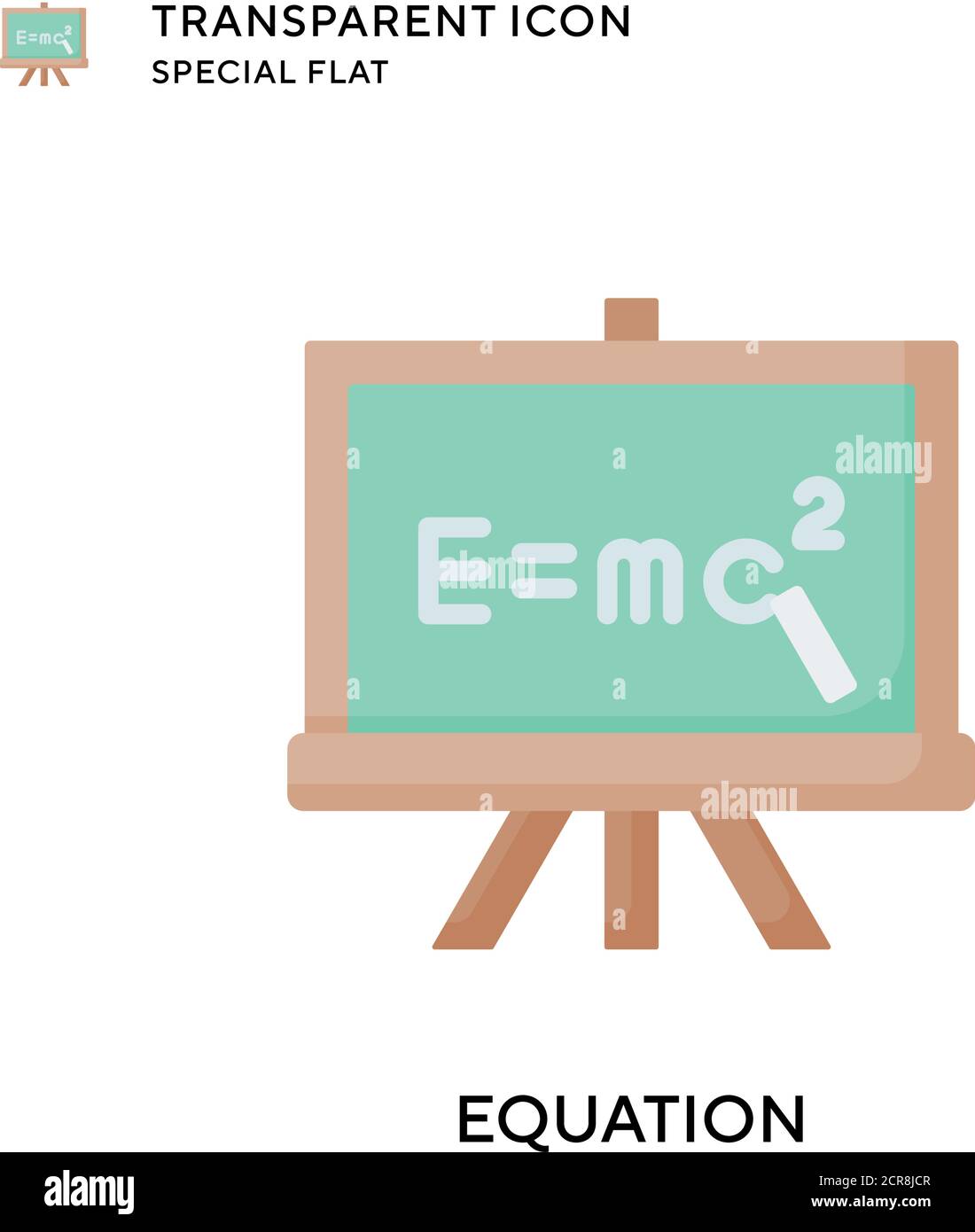 Equation vector icon. Flat style illustration. EPS 10 vector Stock ...