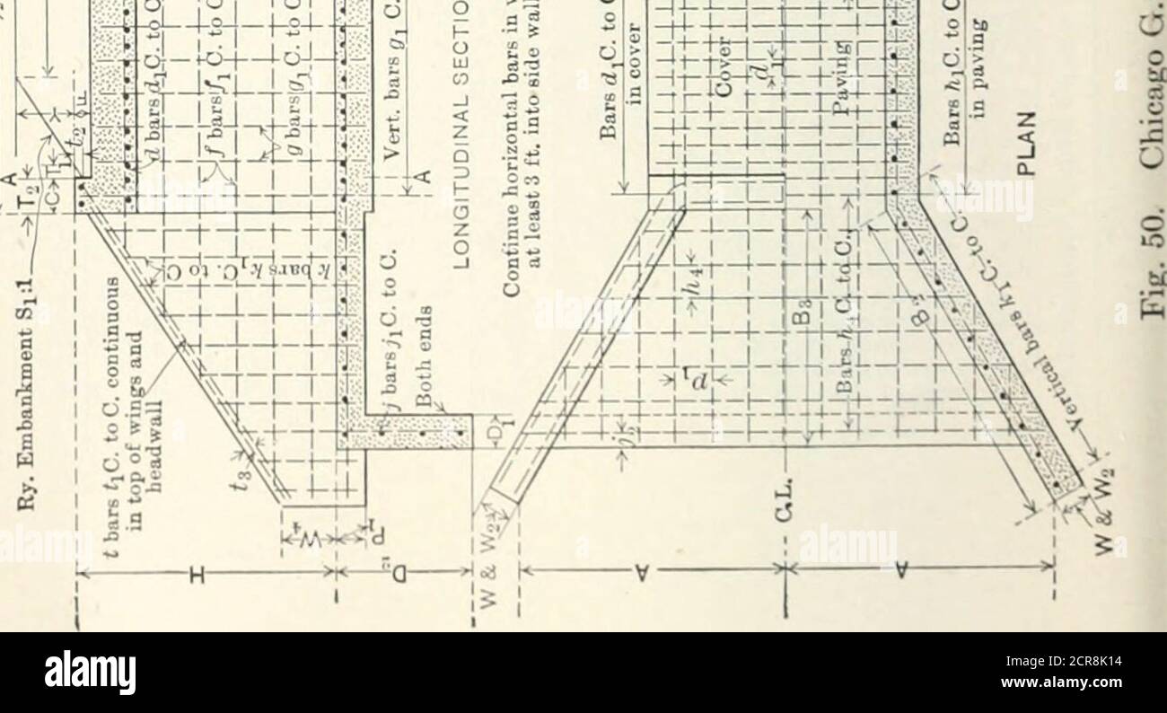 . Railroad structures and estimates . REINFORCED CULVERTS. 157 TABLE 73 ...