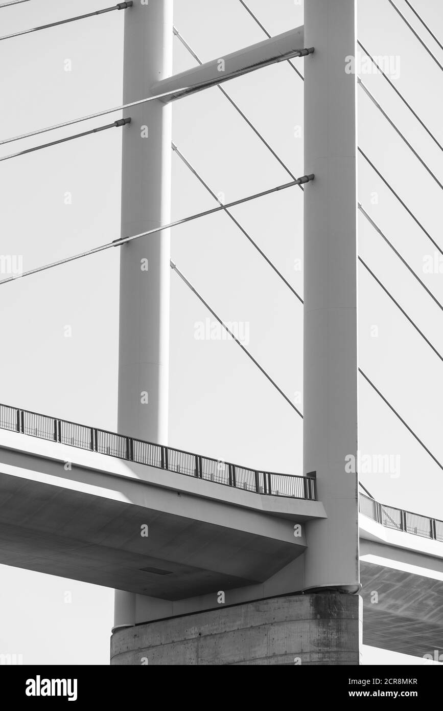 Bridge to rugen island Black and White Stock Photos & Images - Alamy