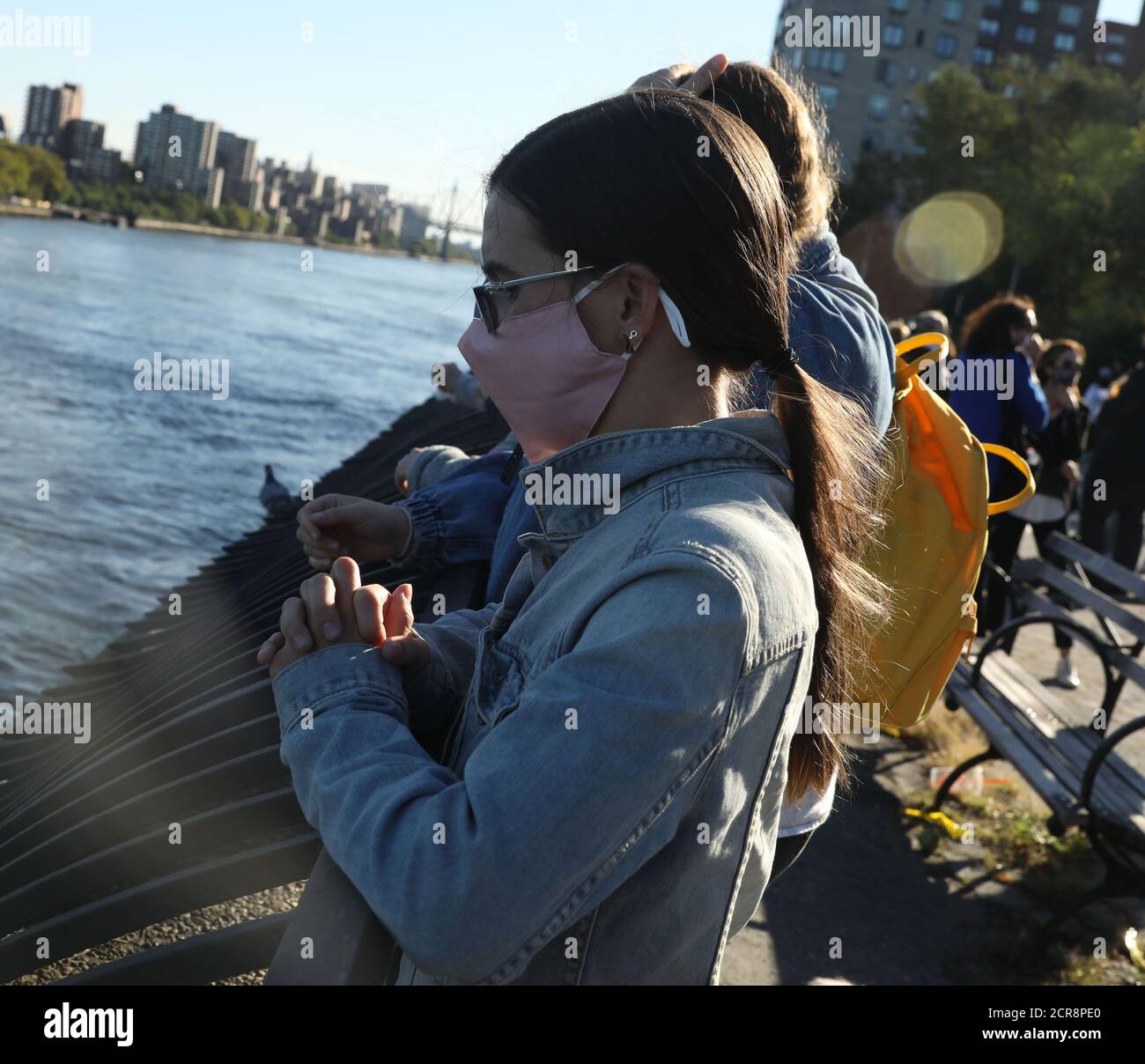 New York, New York, USA. 19th Sep, 2020. Followers of the Jewish faith ...