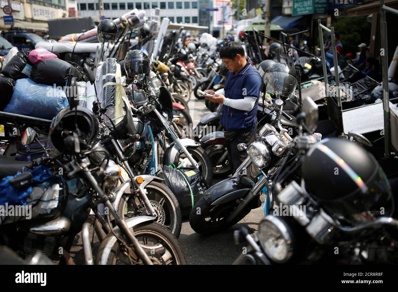 Motorcycle Dispatch Rider High Resolution Stock Photography and Images ...