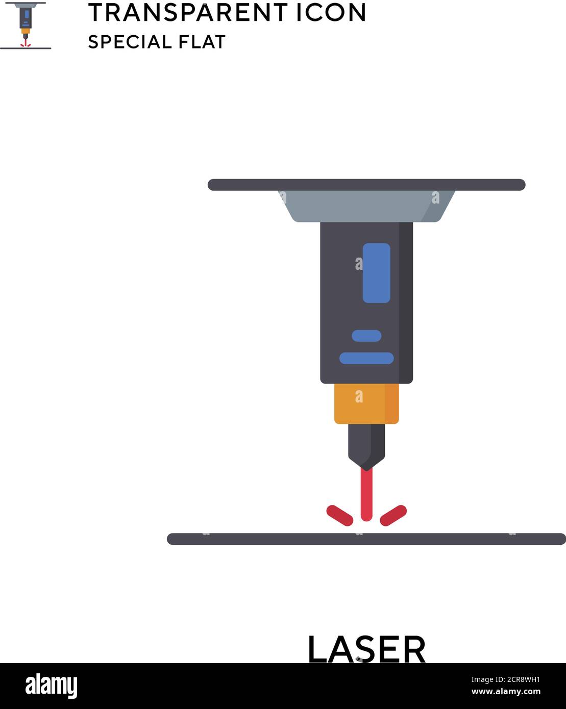 Red laser beam pattern Stock Vector Images - Alamy