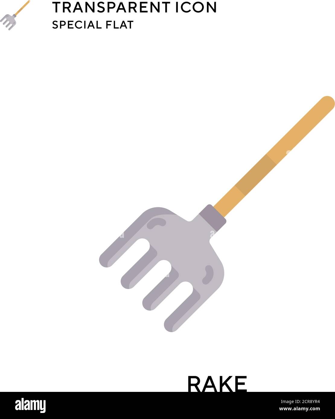 Rake soil leaves Cut Out Stock Images & Pictures - Alamy