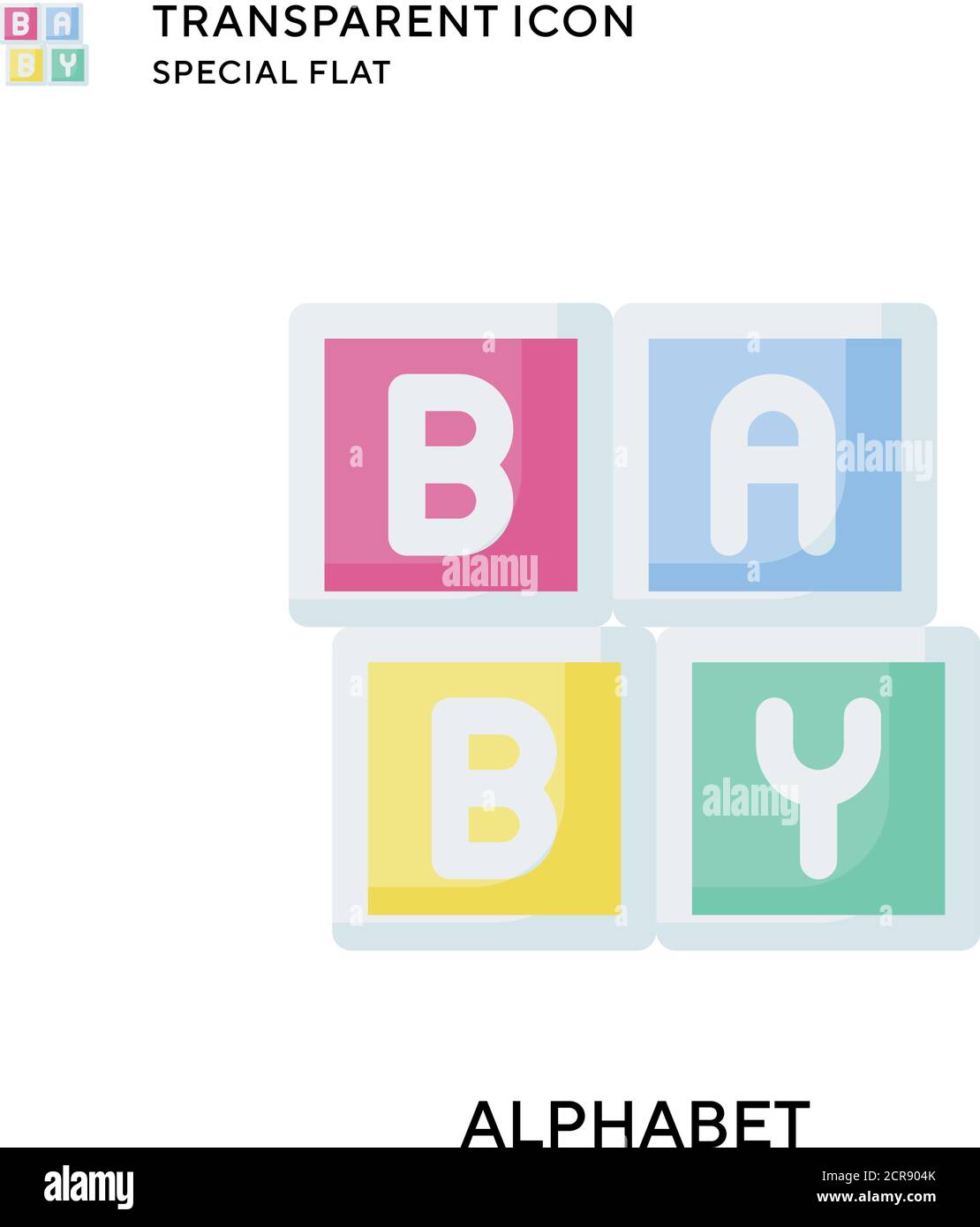 Alphabet vector icon. Flat style illustration. EPS 10 vector Stock ...