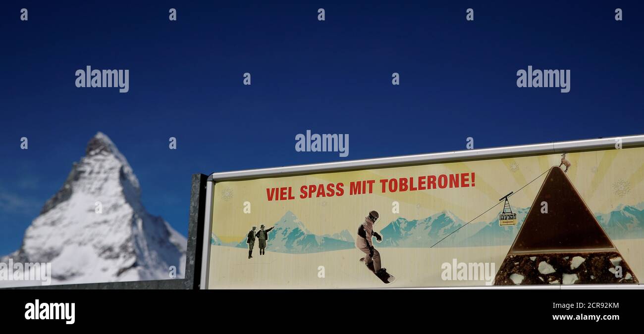 Toblerone above hi-res stock photography and images - Alamy