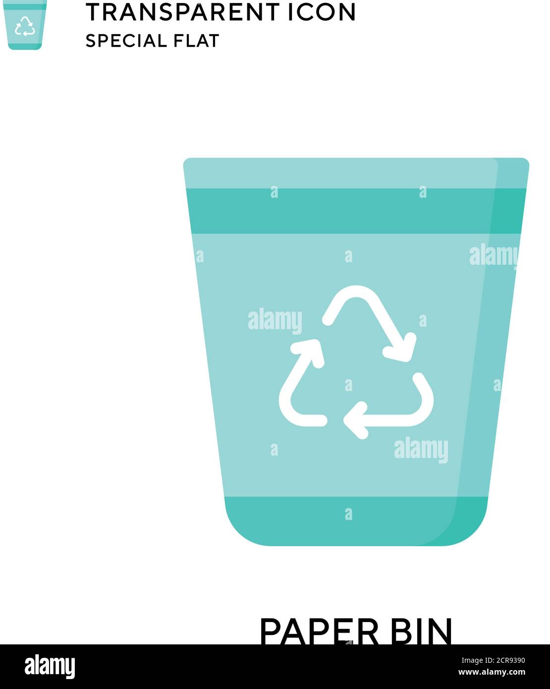 Dustbin crumpled paper Stock Vector Images - Alamy