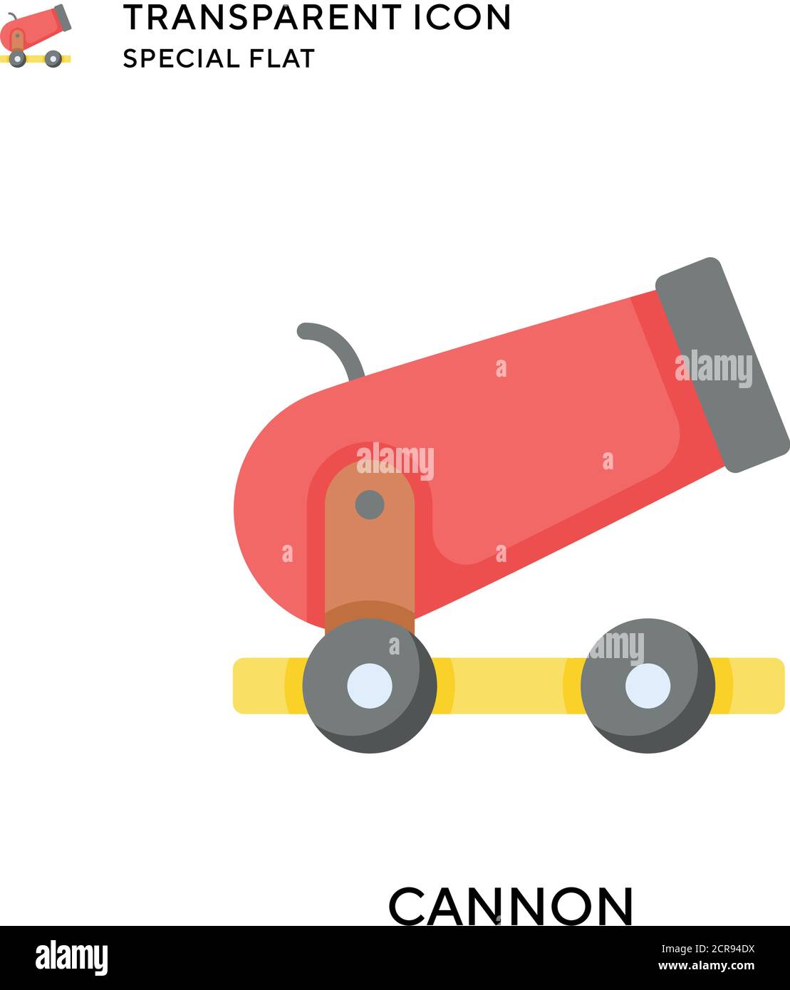 Beautiful old cannon Cut Out Stock Images & Pictures - Alamy