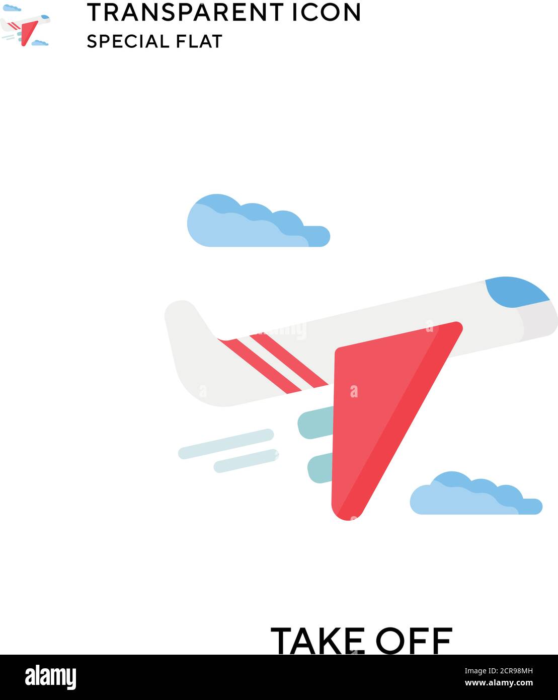 Airliner take off sun Stock Vector Images - Alamy