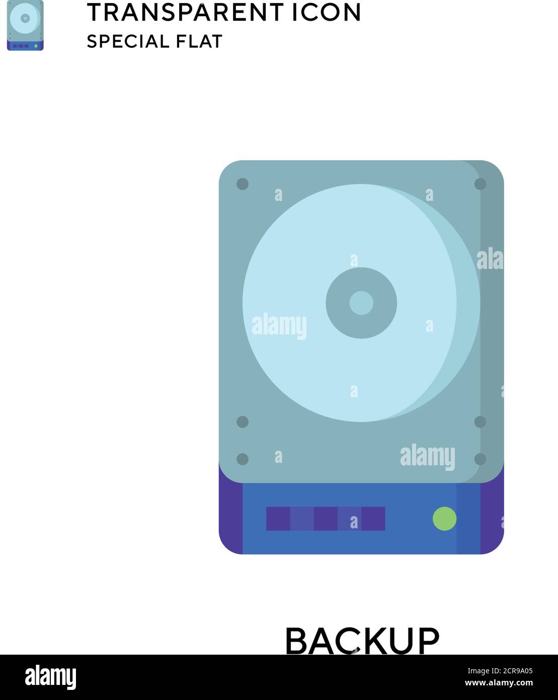 Backup vector icon. Flat style illustration. EPS 10 vector Stock Vector ...