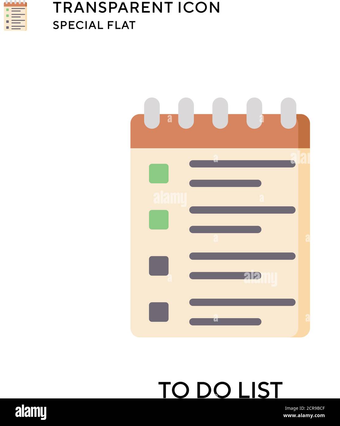 To do list vector icon. Flat style illustration. EPS 10 vector Stock ...