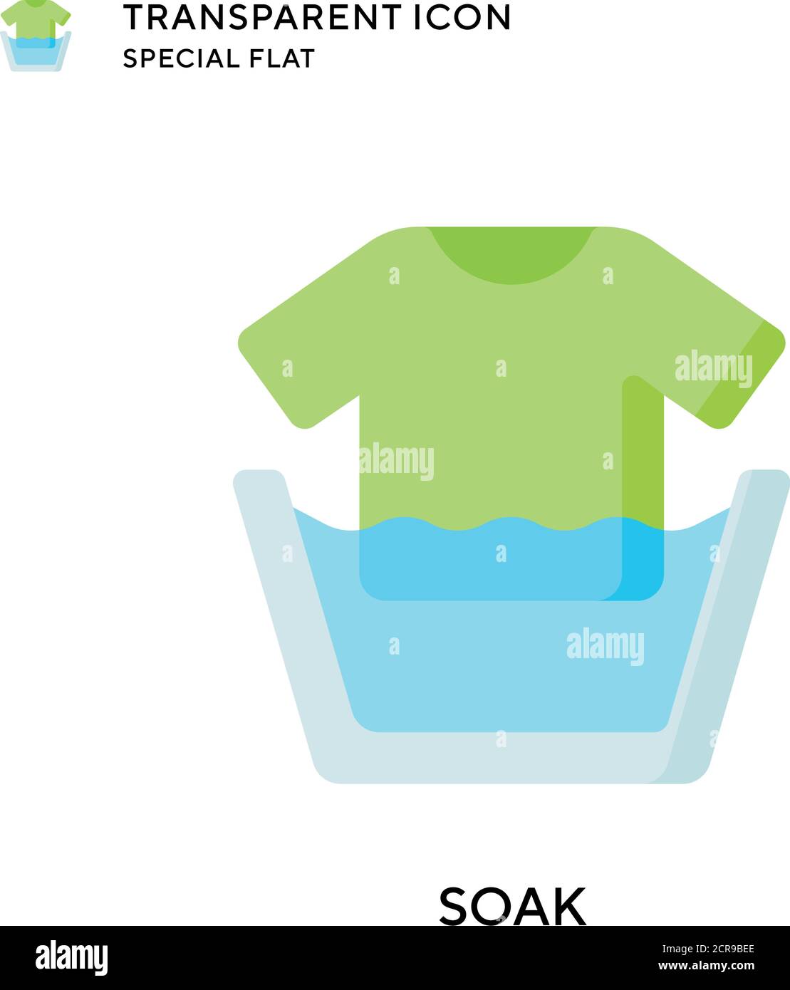 Soak vector icon. Flat style illustration. EPS 10 vector Stock Vector ...