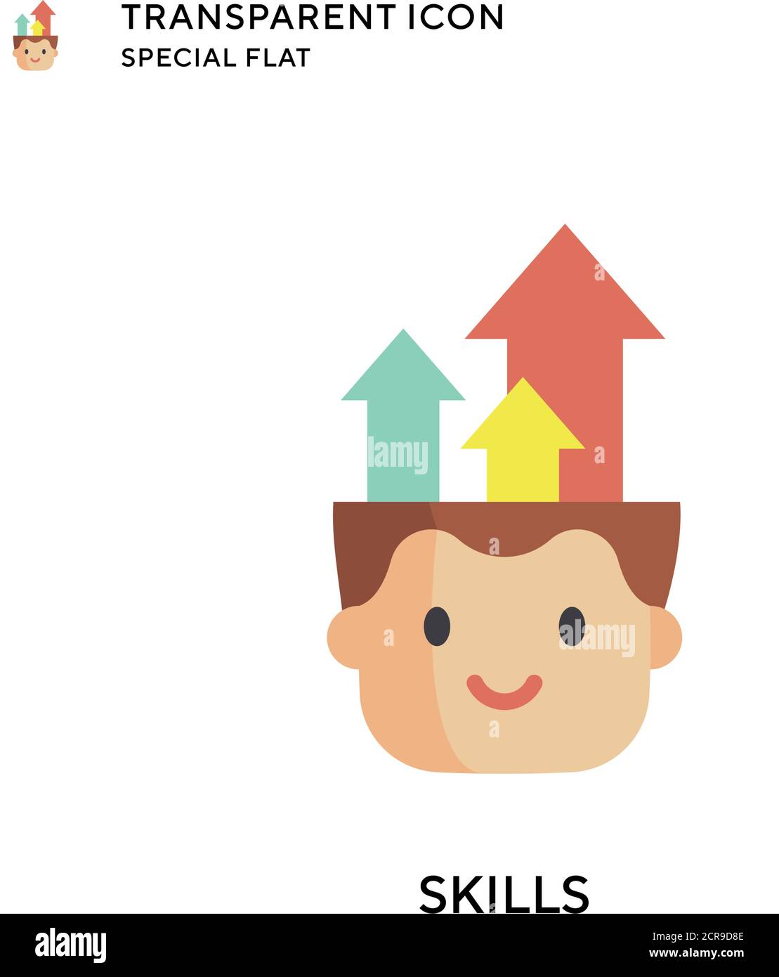 Skills vector icon. Flat style illustration. EPS 10 vector Stock Vector ...