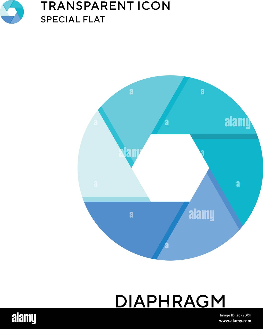 Diaphragm vector icon. Flat style illustration. EPS 10 vector Stock ...