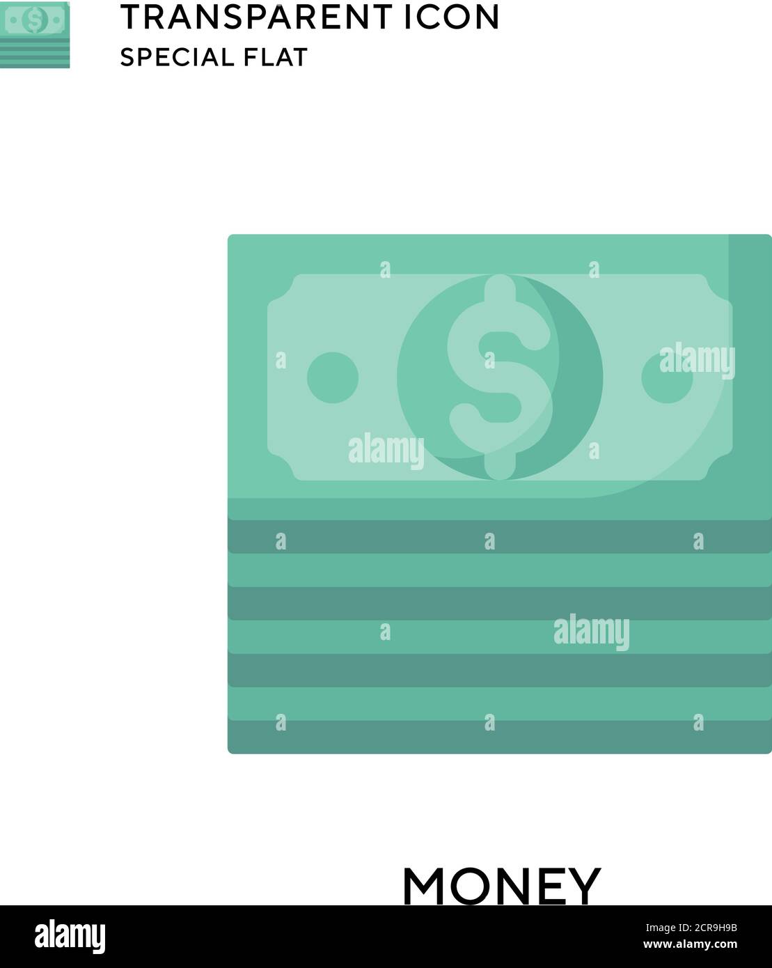 Money vector icon. Flat style illustration. EPS 10 vector Stock Vector ...