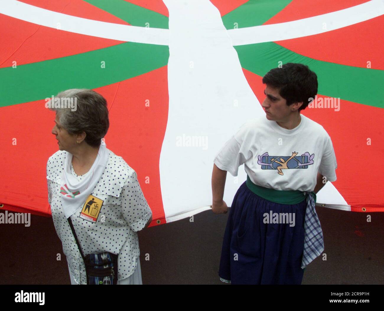 Basque nationalist demonstration in bilbao hi-res stock photography and ...
