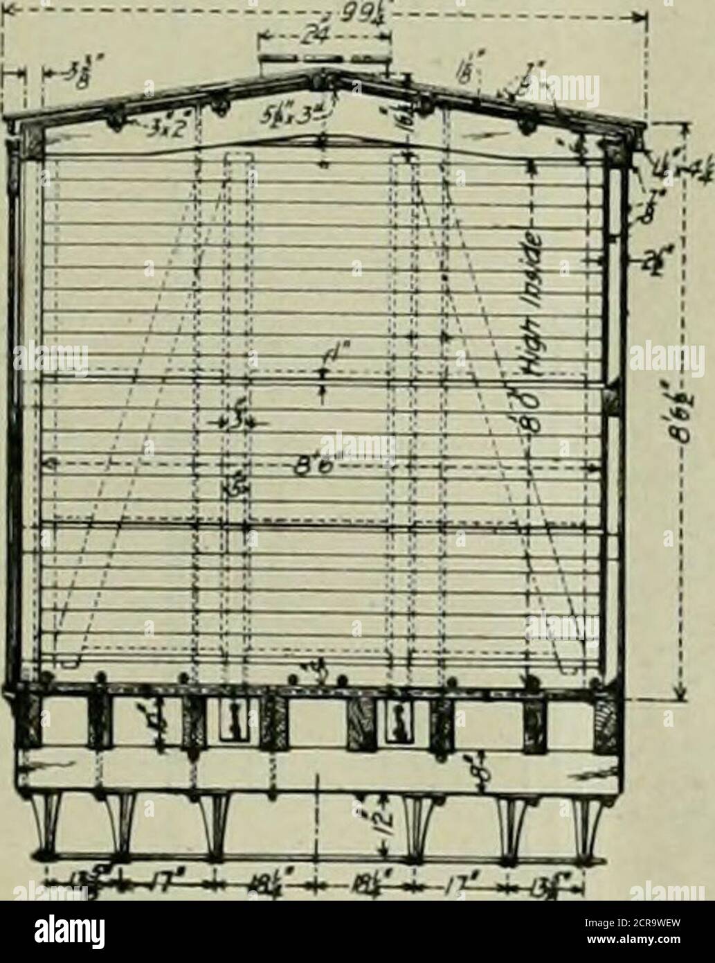 . American engineer and railroad journal . Half Longitudinal Section ...