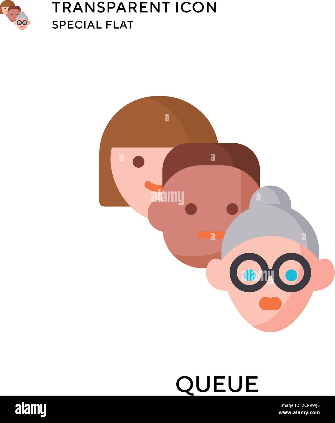 Public quarantine queue Stock Vector Images - Alamy