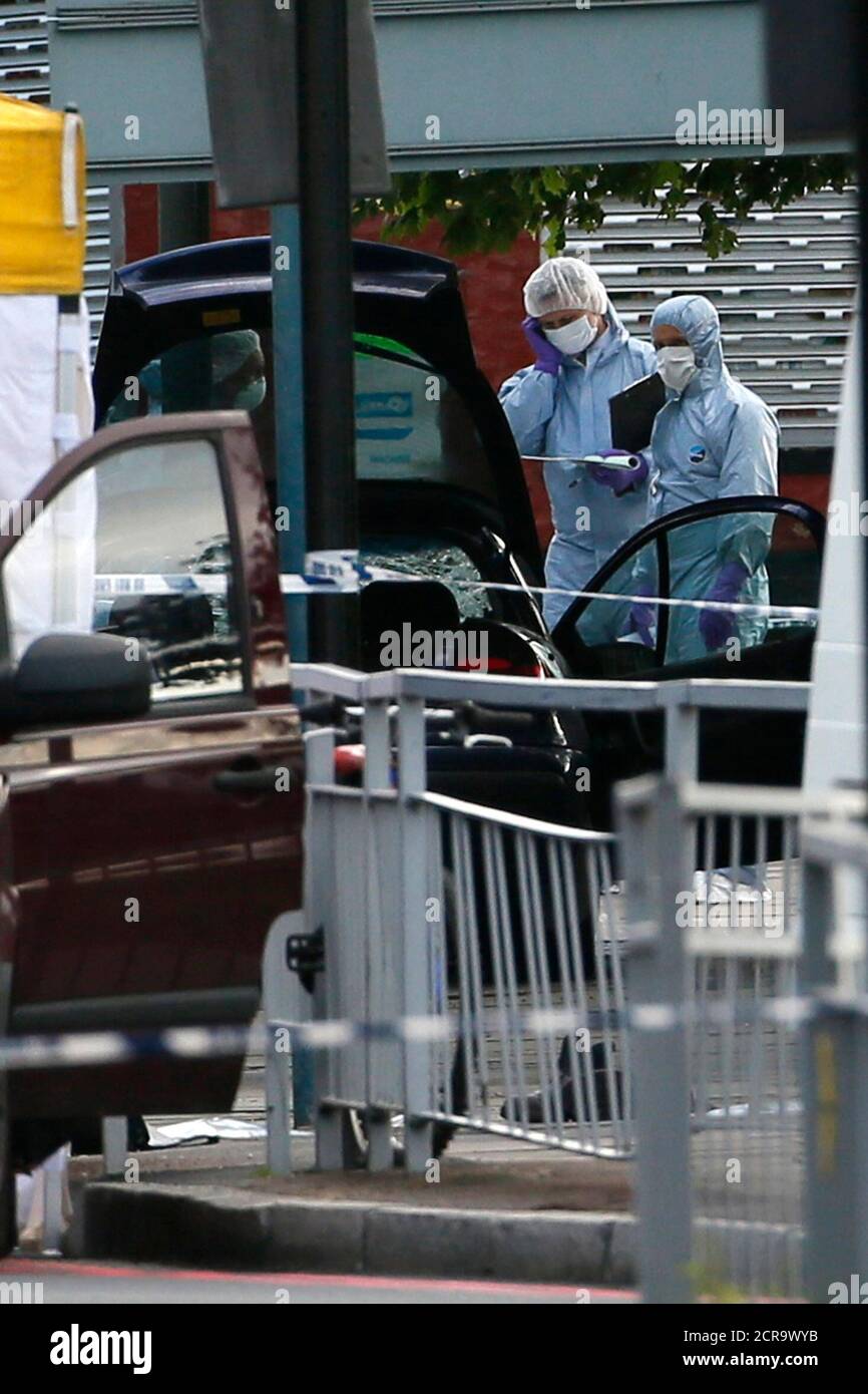 Forensics crime scene car hi-res stock photography and images - Alamy