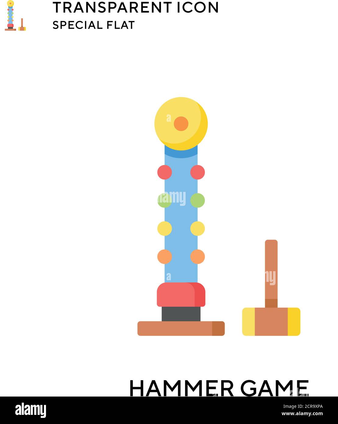 Carnival hammer game hi-res stock photography and images - Alamy