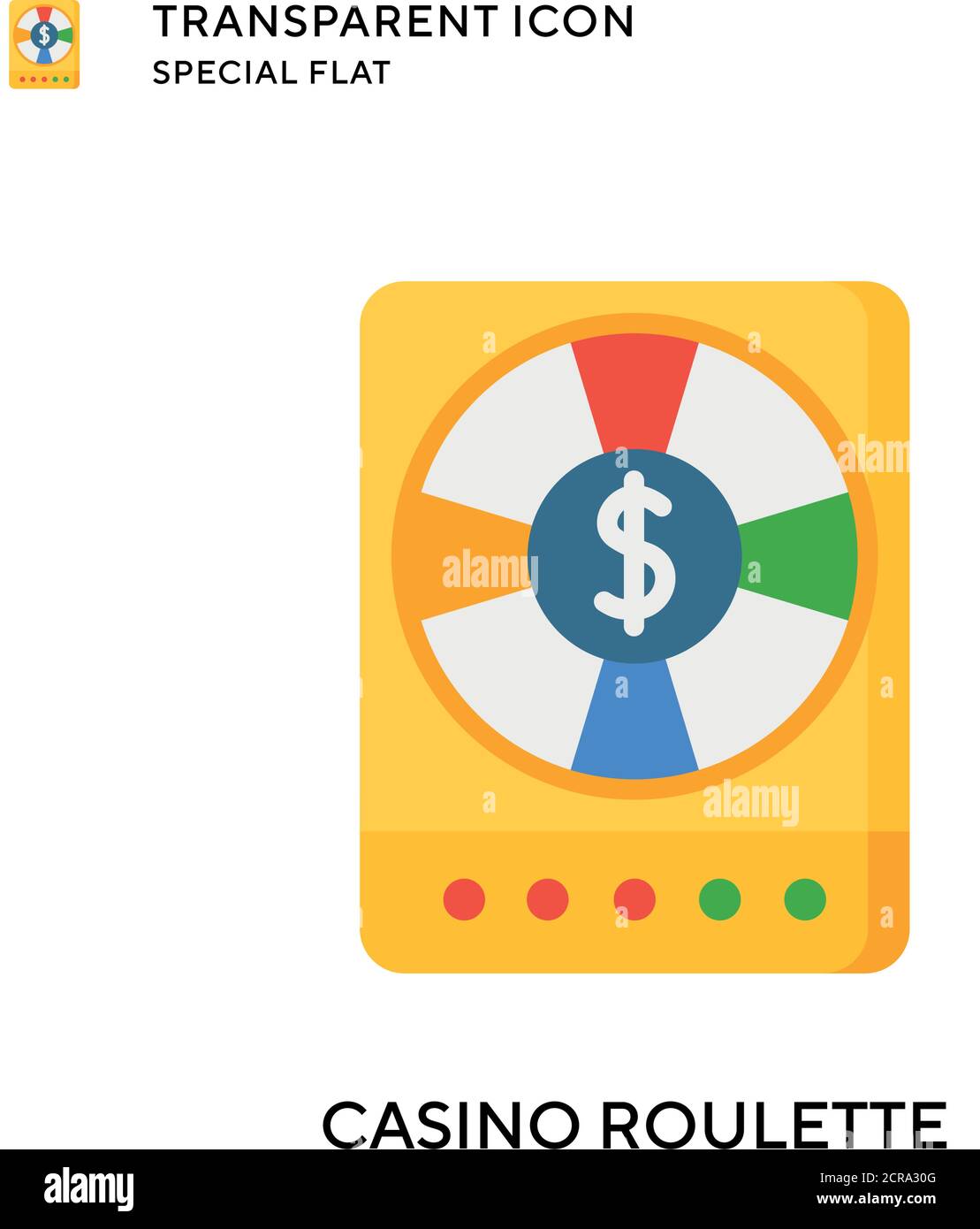 Casino roulette vector icon. Flat style illustration. EPS 10 vector ...