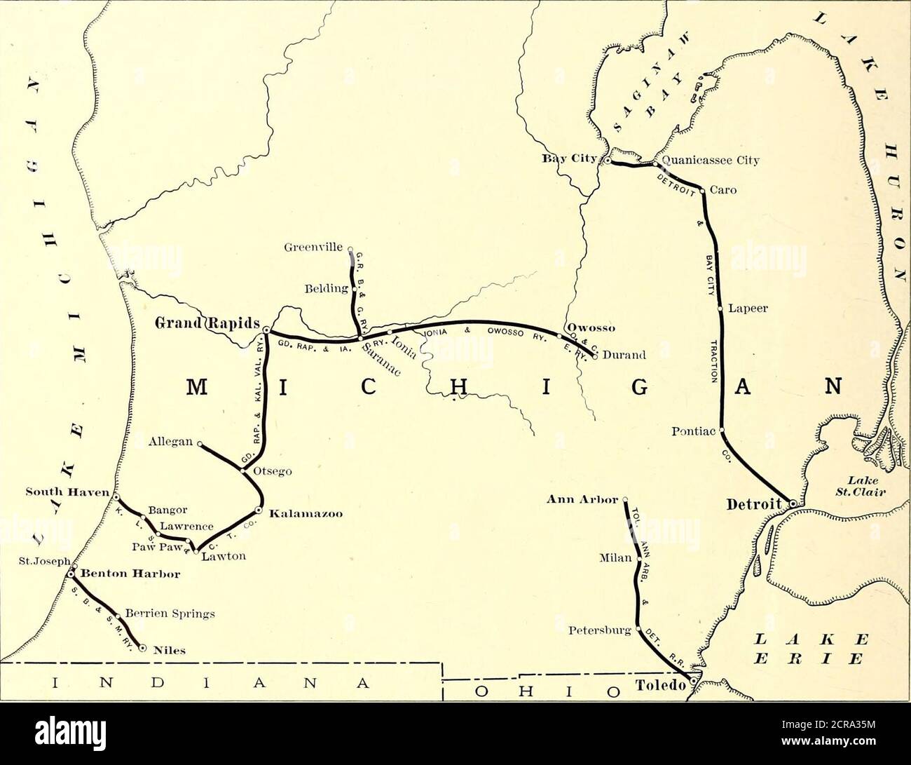Map of grand ledge hi-res stock photography and images - Alamy