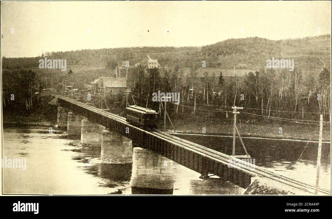 . Electric railway journal . hat, with a trolley frog in the wire, it ...
