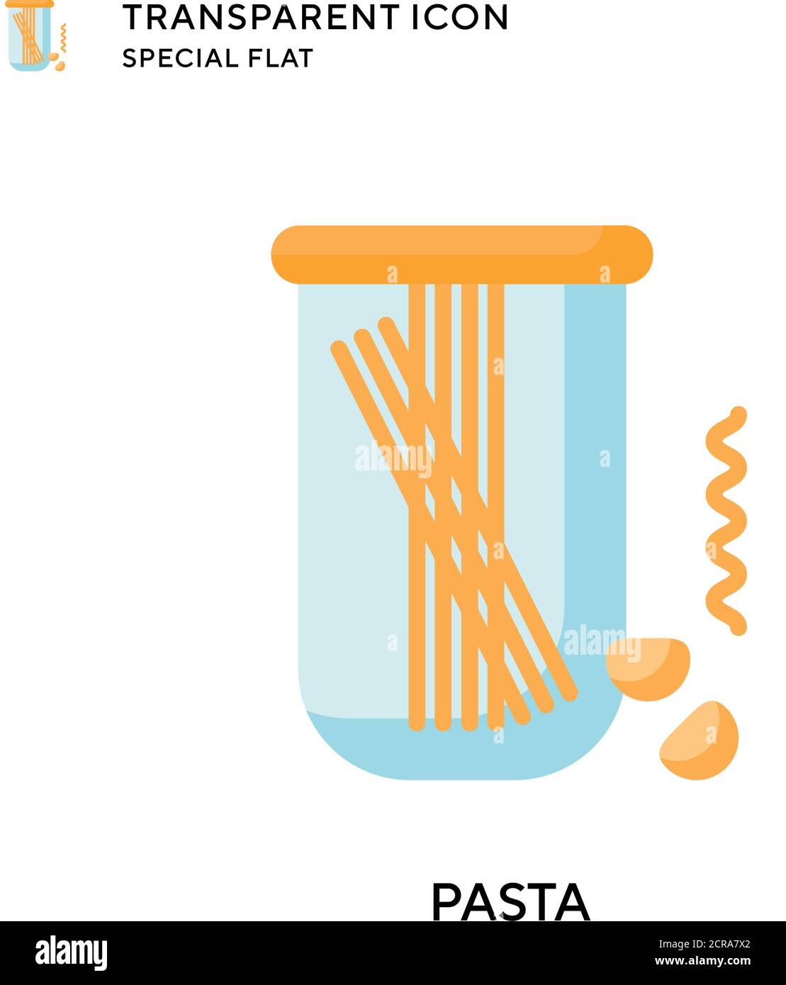 Penne pasta top view Stock Vector Images - Alamy