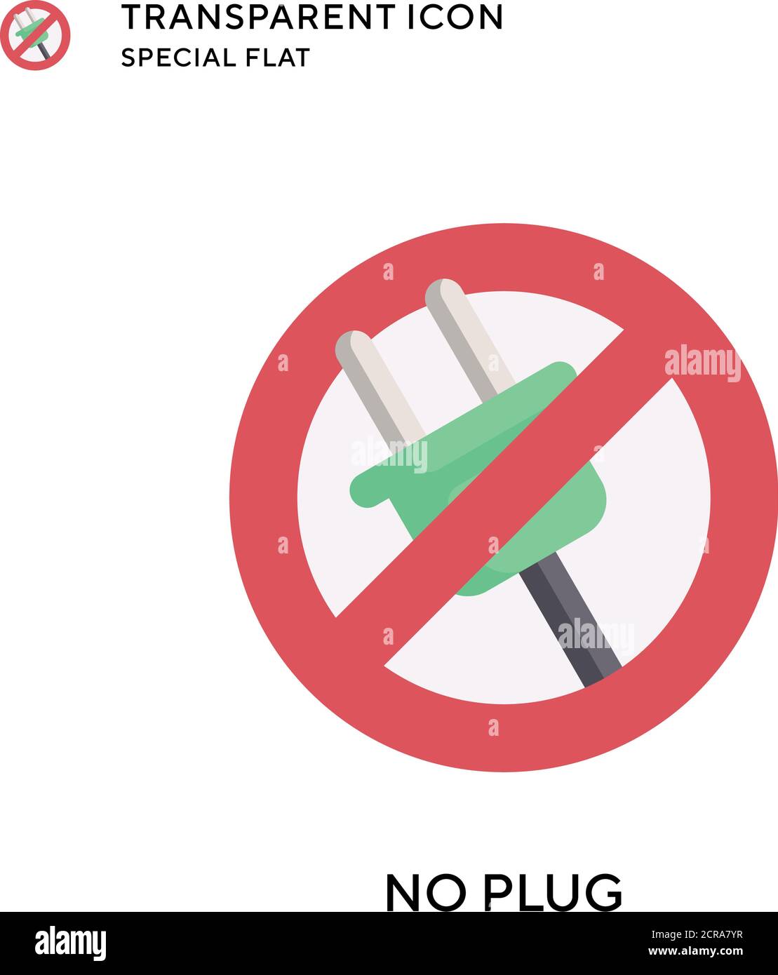 Power plug allowed icon Stock Vector Images - Alamy