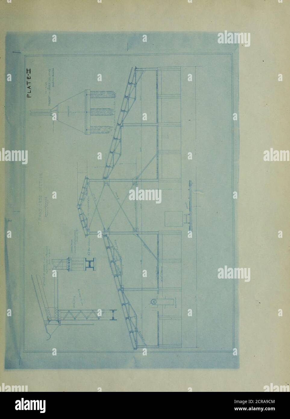 . Design of a steel railroad warehouse Stock Photo - Alamy
